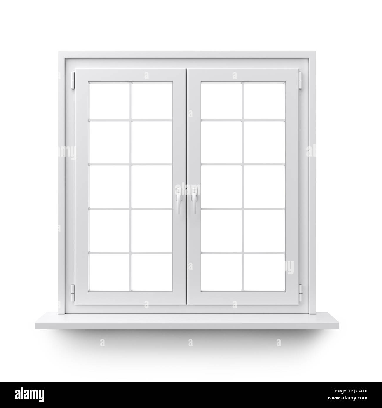 White window isolated on clean white background Stock Photo - Alamy