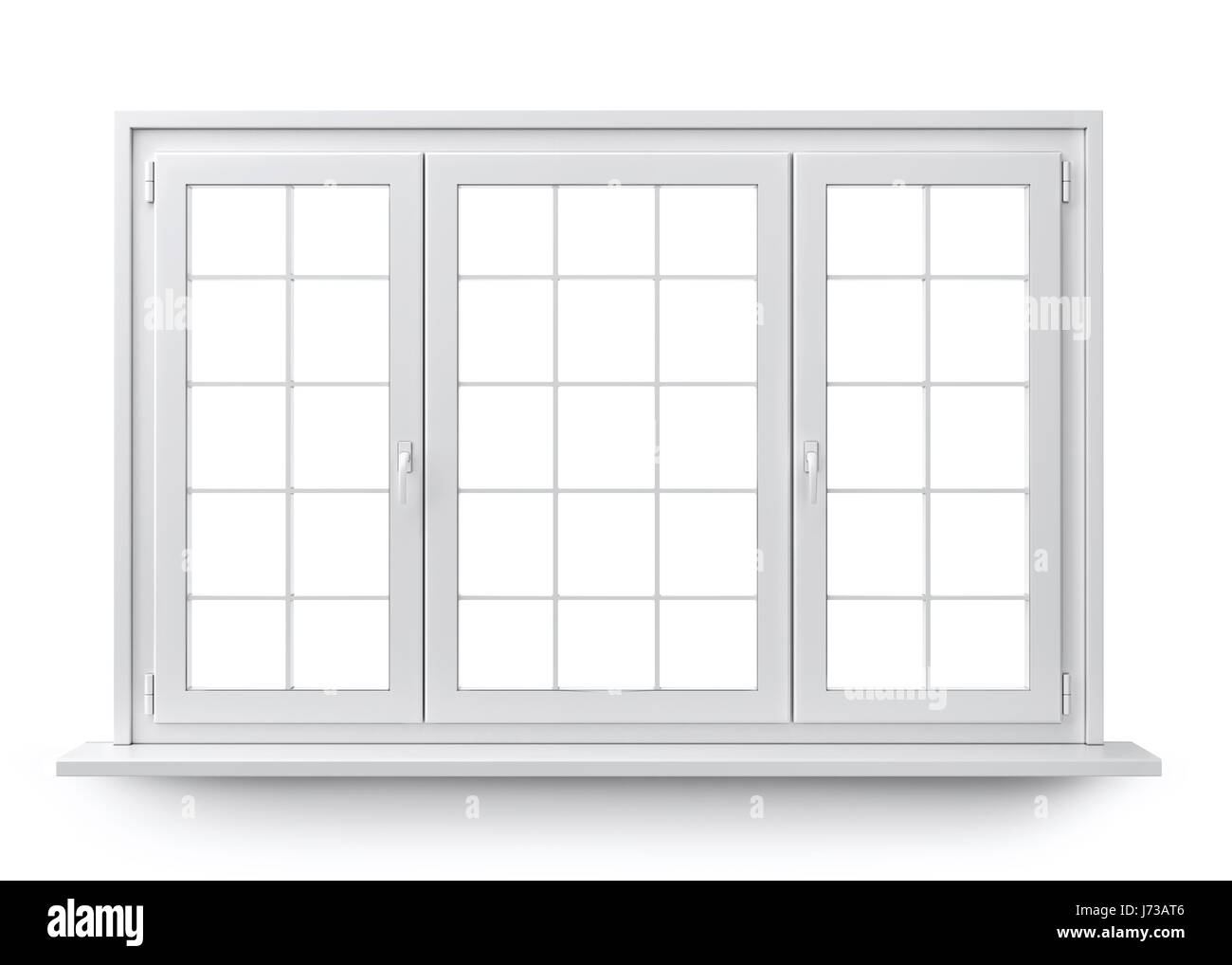 White window isolated on clean white background Stock Photo - Alamy