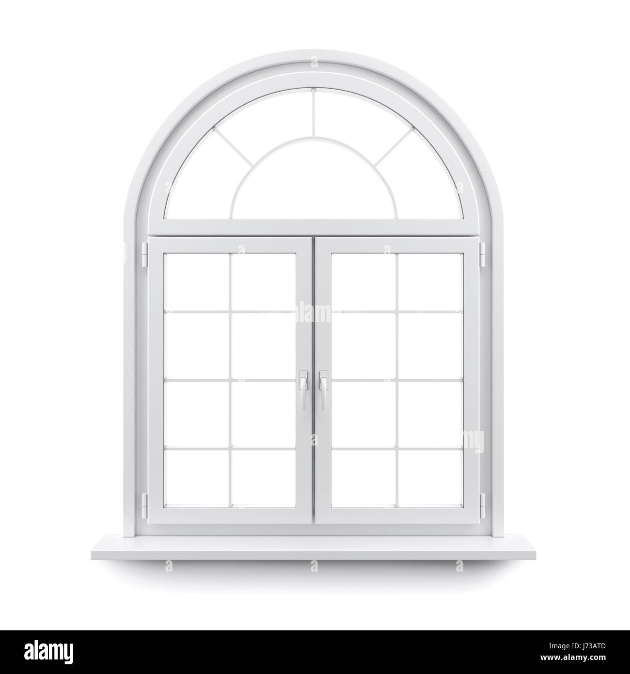 White window isolated on clean white background Stock Photo - Alamy