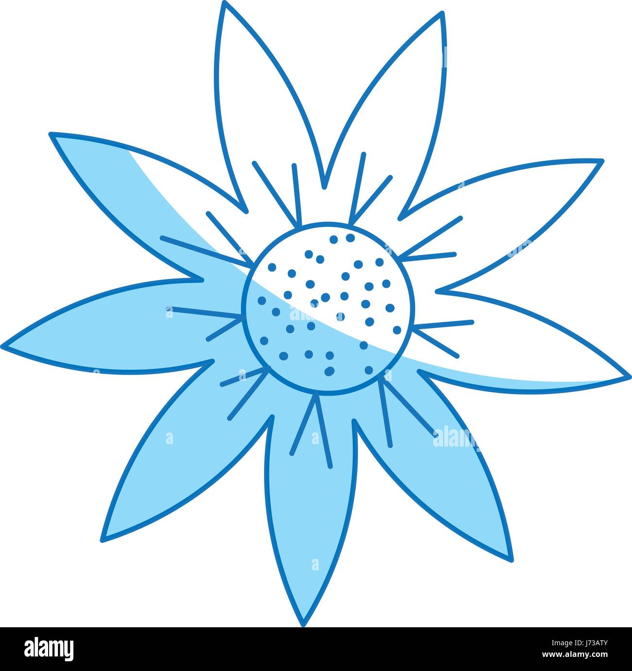 outline flower natural decoration delicate Stock Vector Image & Art - Alamy