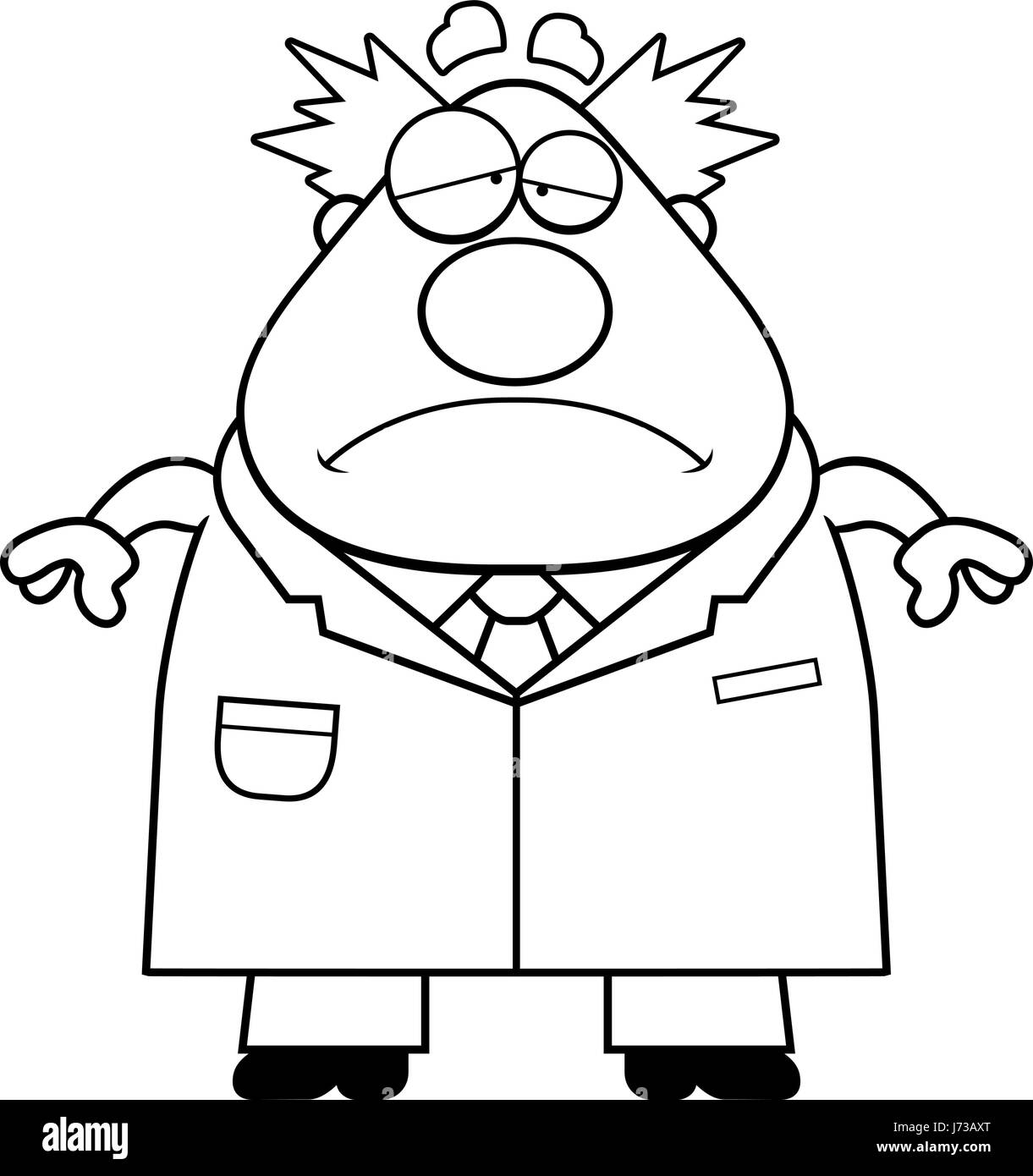 Crazy Scientist Clipart
