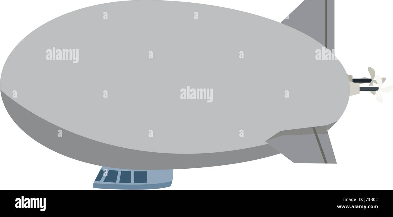 airship zeppelin modern design flat style Stock Vector Image & Art - Alamy