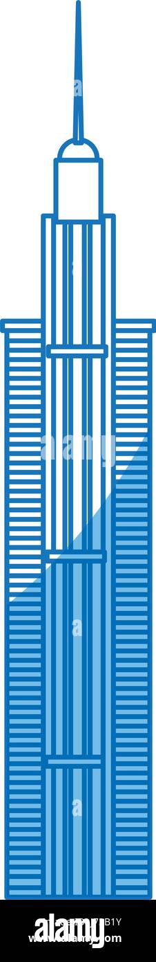 building skyscraper tower windows exterior Stock Vector Image & Art - Alamy