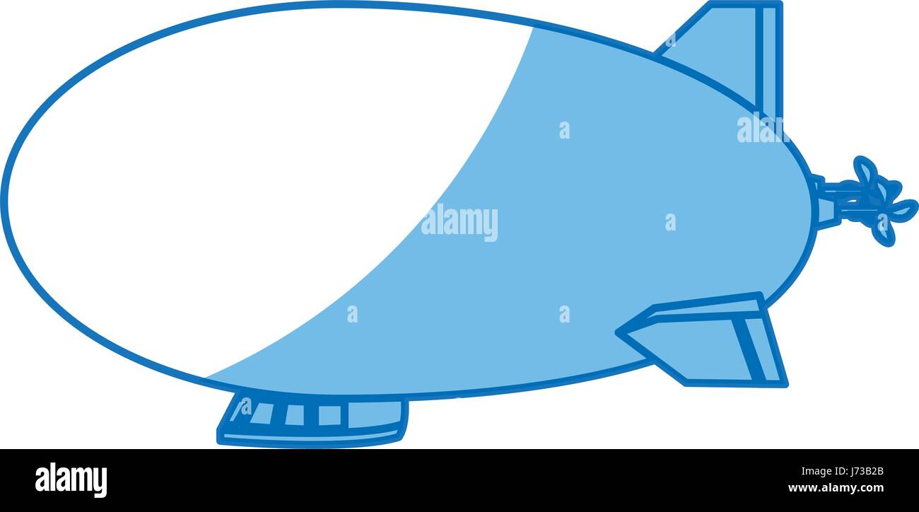 airship zeppelin modern design flat style Stock Vector Image & Art - Alamy