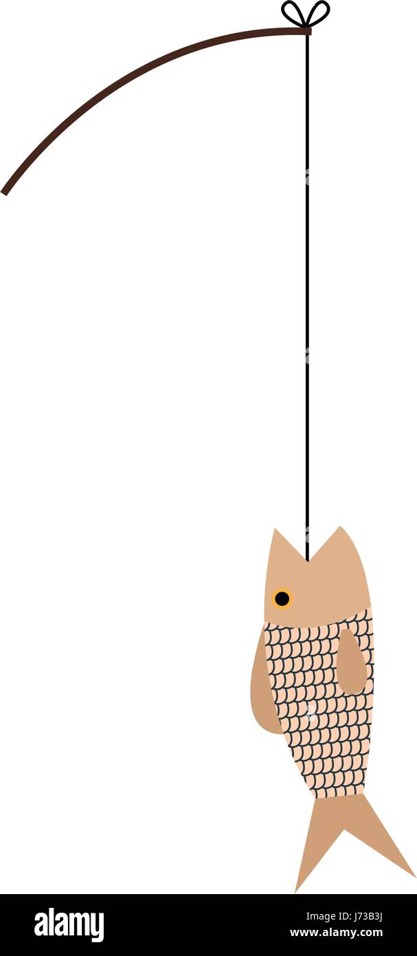 Pencil fish fishing Stock Vector Images - Alamy