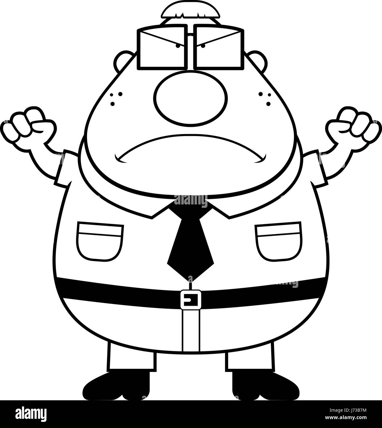 A cartoon nerd with an angry expression Stock Vector Image & Art - Alamy