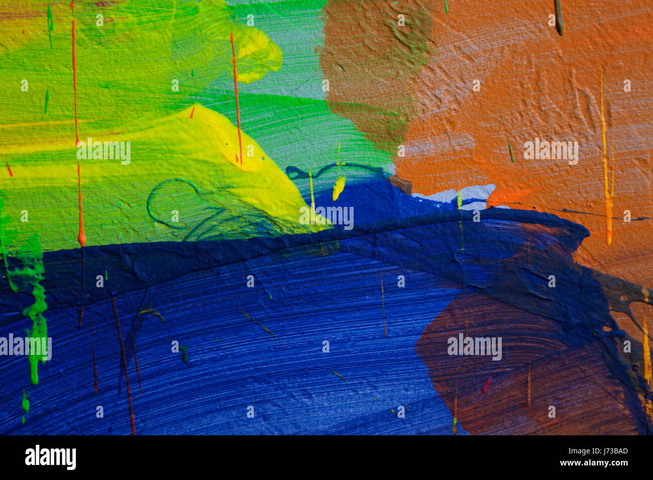 the painted wall Stock Photo - Alamy