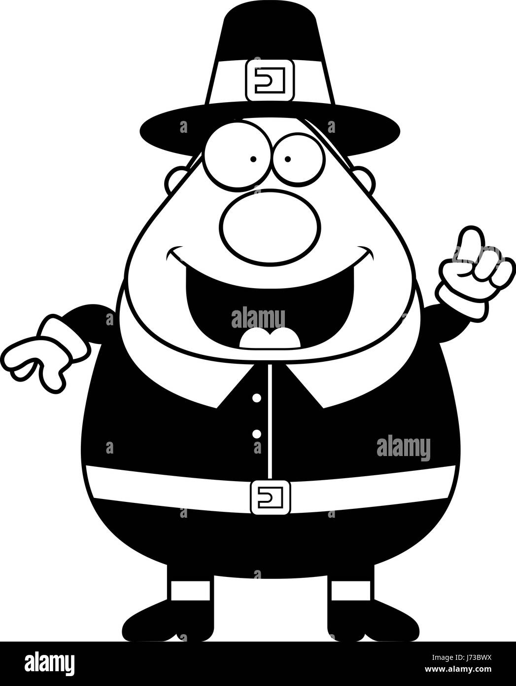 Happy pilgrim Stock Vector Images - Alamy