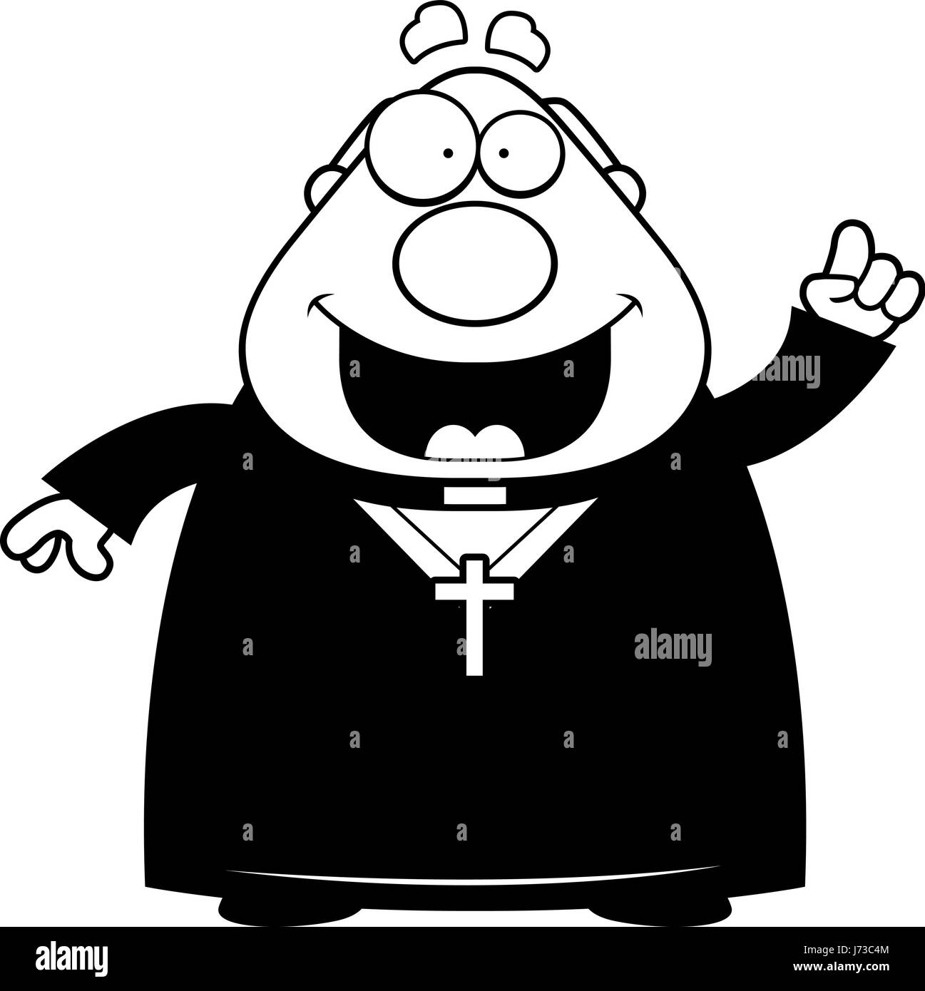 Priest speaking Stock Vector Images - Alamy