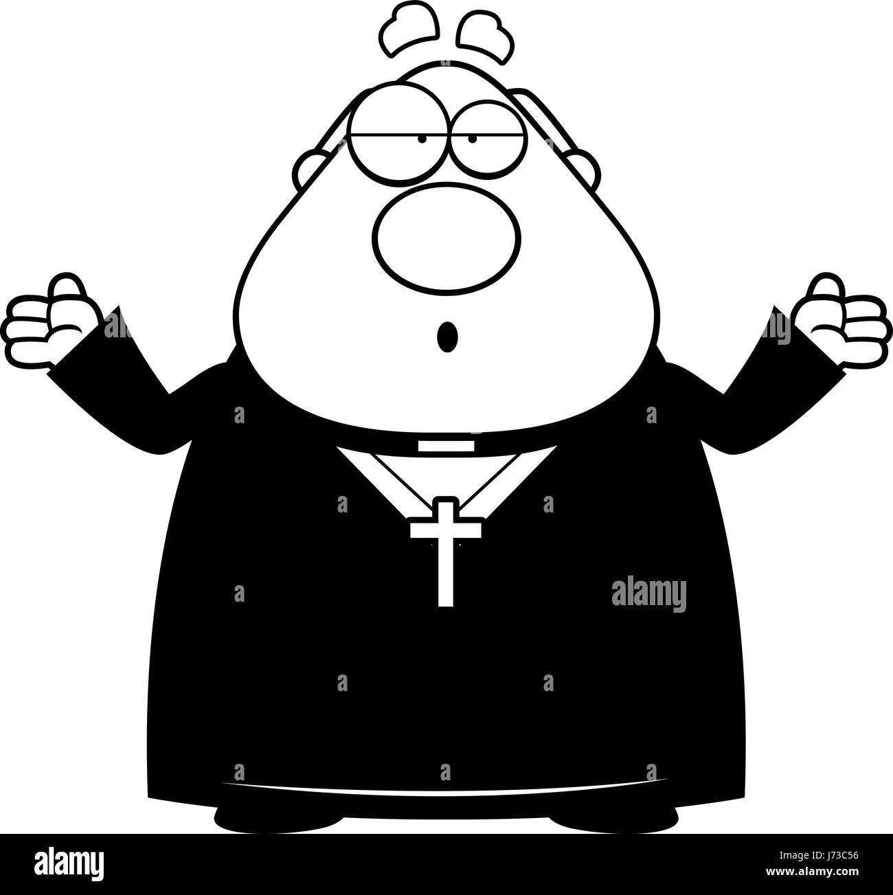 Priest looking Stock Vector Images - Alamy