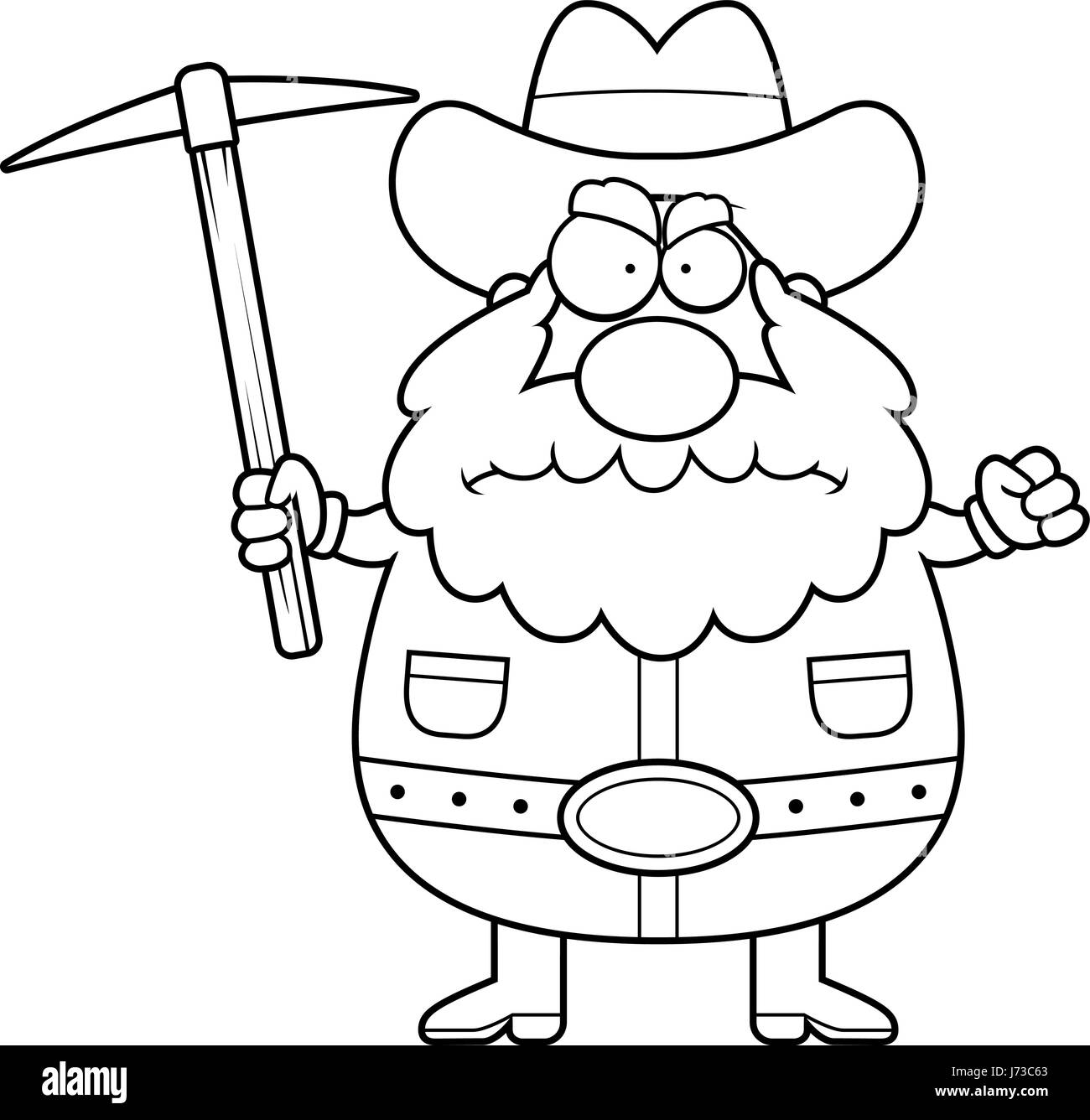 Old prospector Stock Vector Images - Alamy