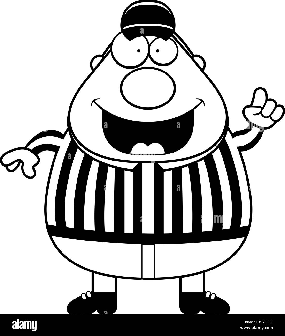 Fat Referee Clipart