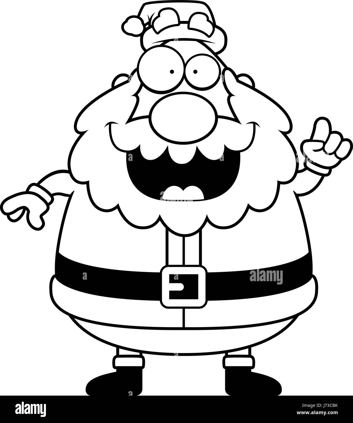 Happy man beard santa Black and White Stock Photos & Images - Alamy