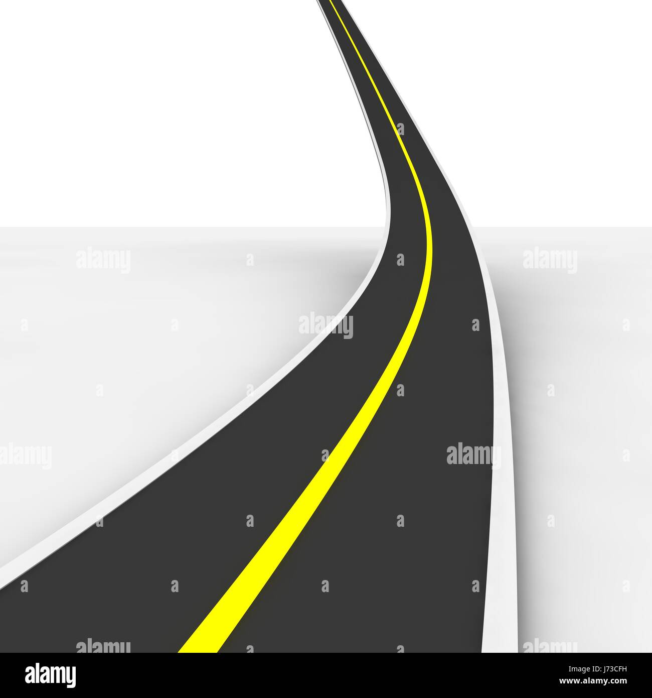 Road upwards black and white hi-res stock photography and images - Alamy