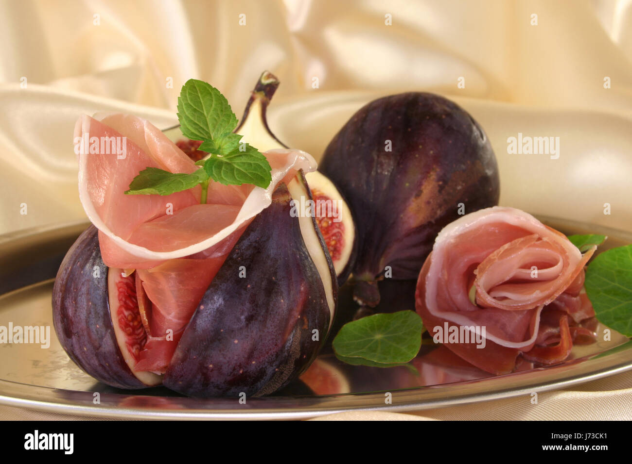 figs with ham Stock Photo - Alamy