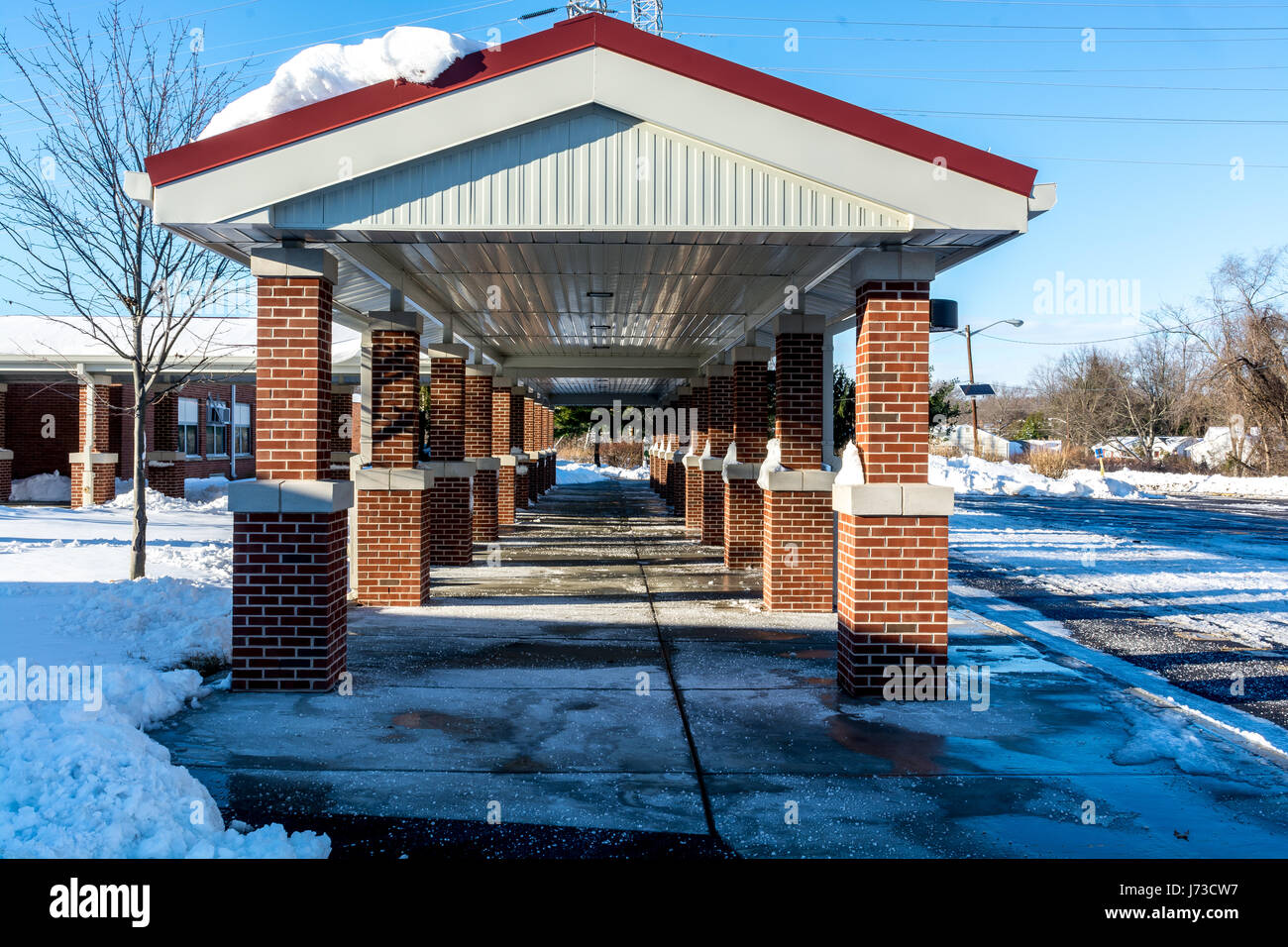 Cute elementary school structure Stock Photo - Alamy