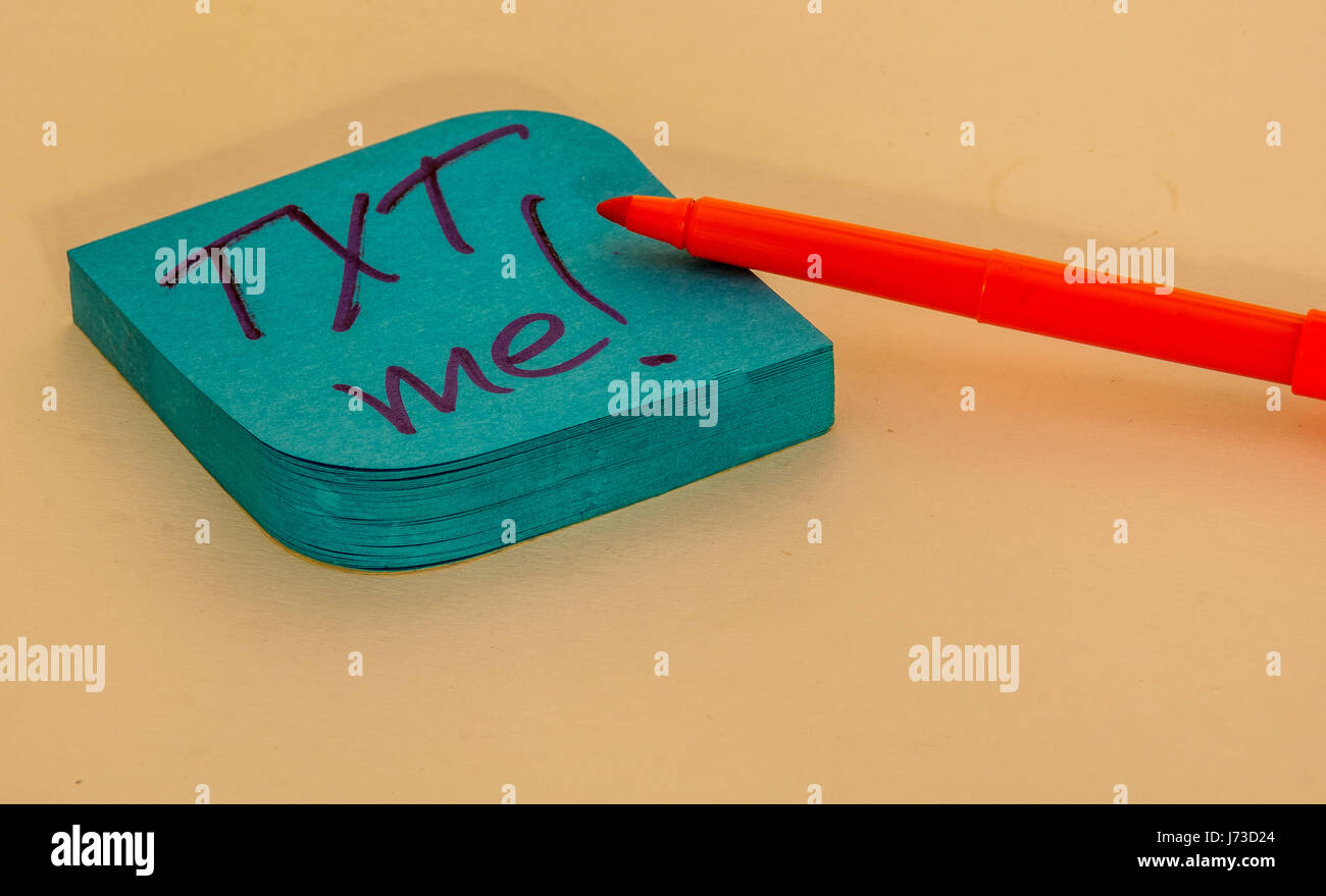 Note markers hi-res stock photography and images - Alamy