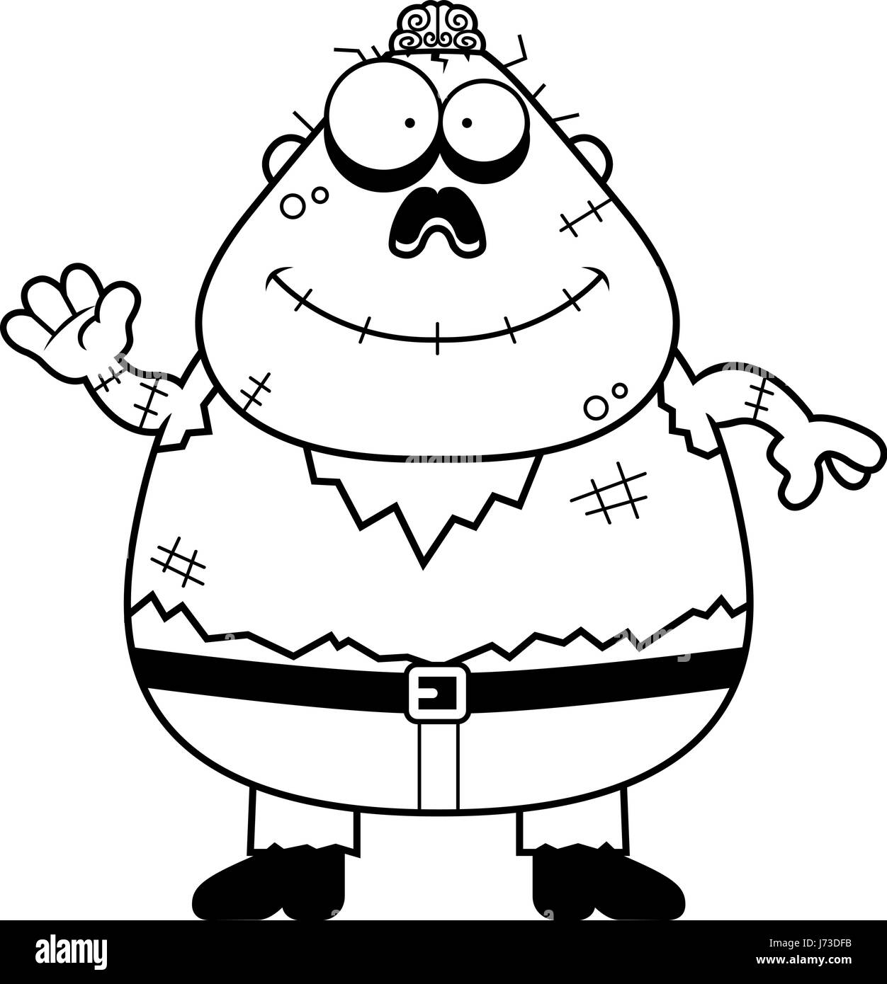 A cartoon illustration of a zombie waving Stock Vector Image & Art - Alamy