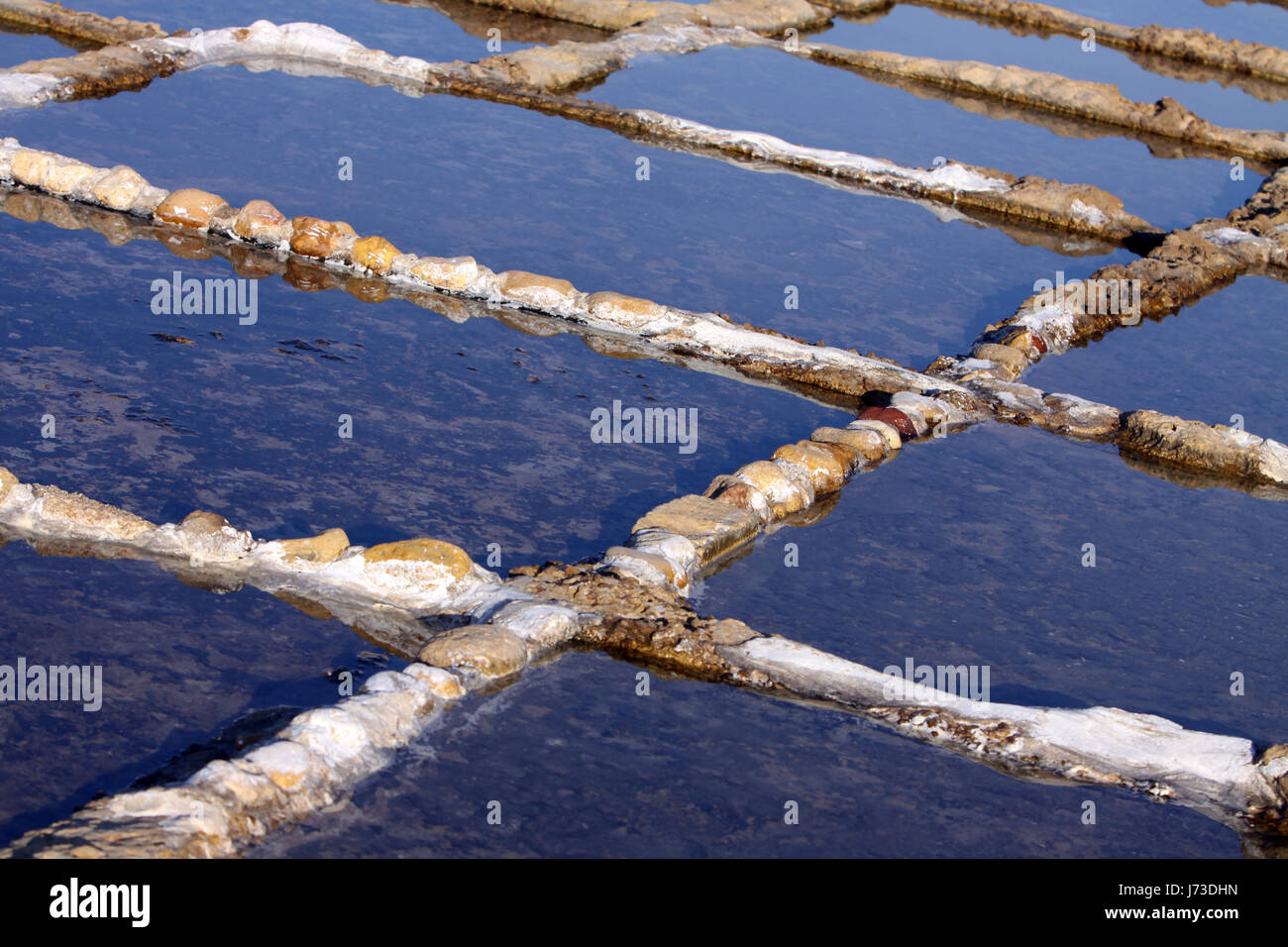 salt malta separated sea water evaporation salt extraction pelvis basin ...