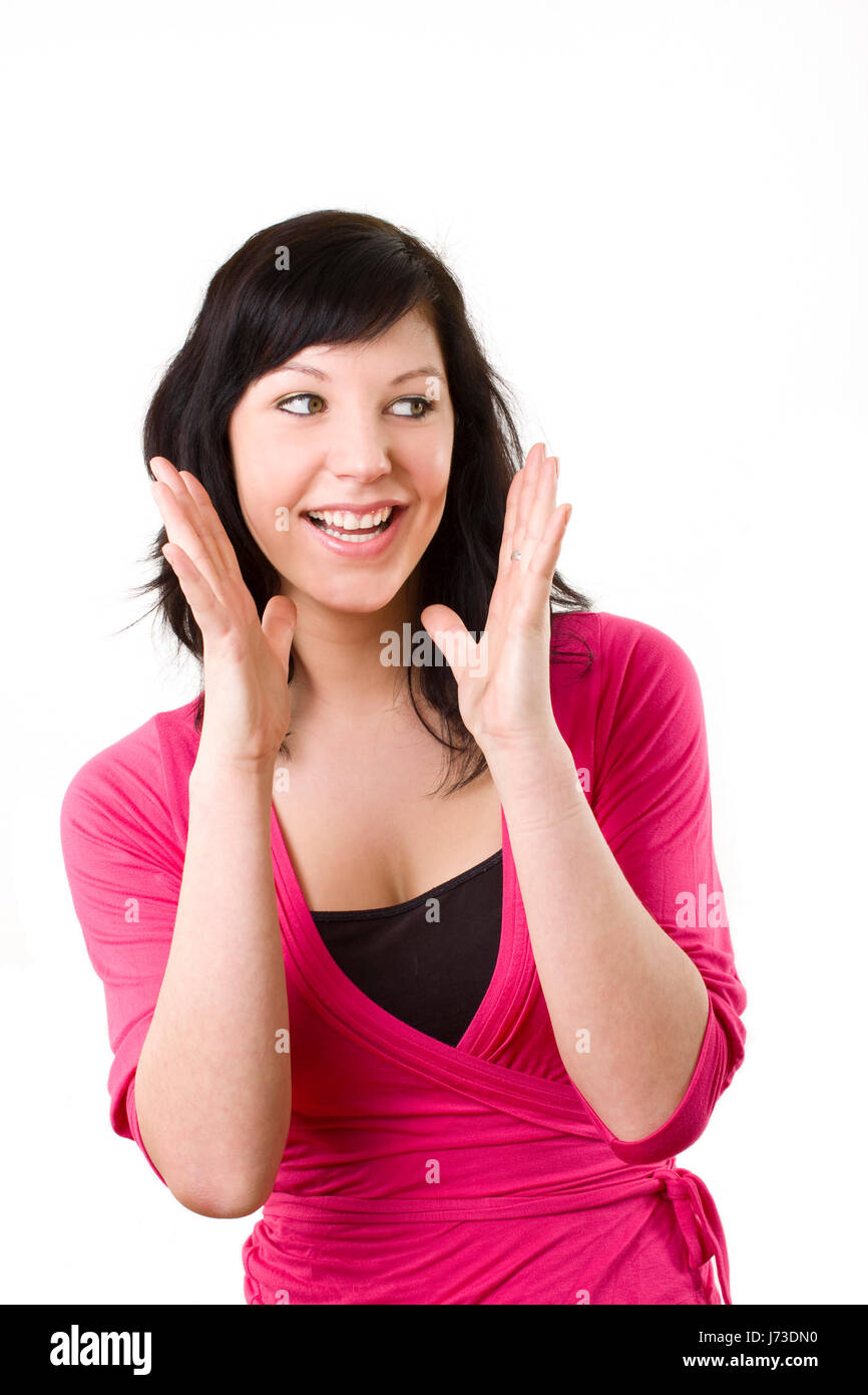 woman hand isolated call gesture offer demand postulate claim woman ...
