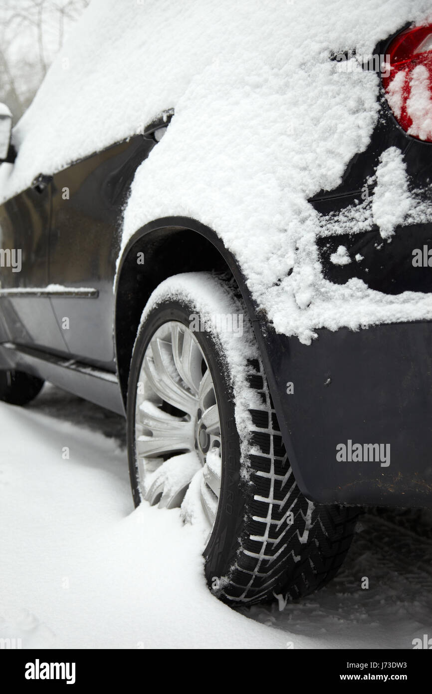 winter cold car automobile vehicle means of travel motor vehicle snowy ...