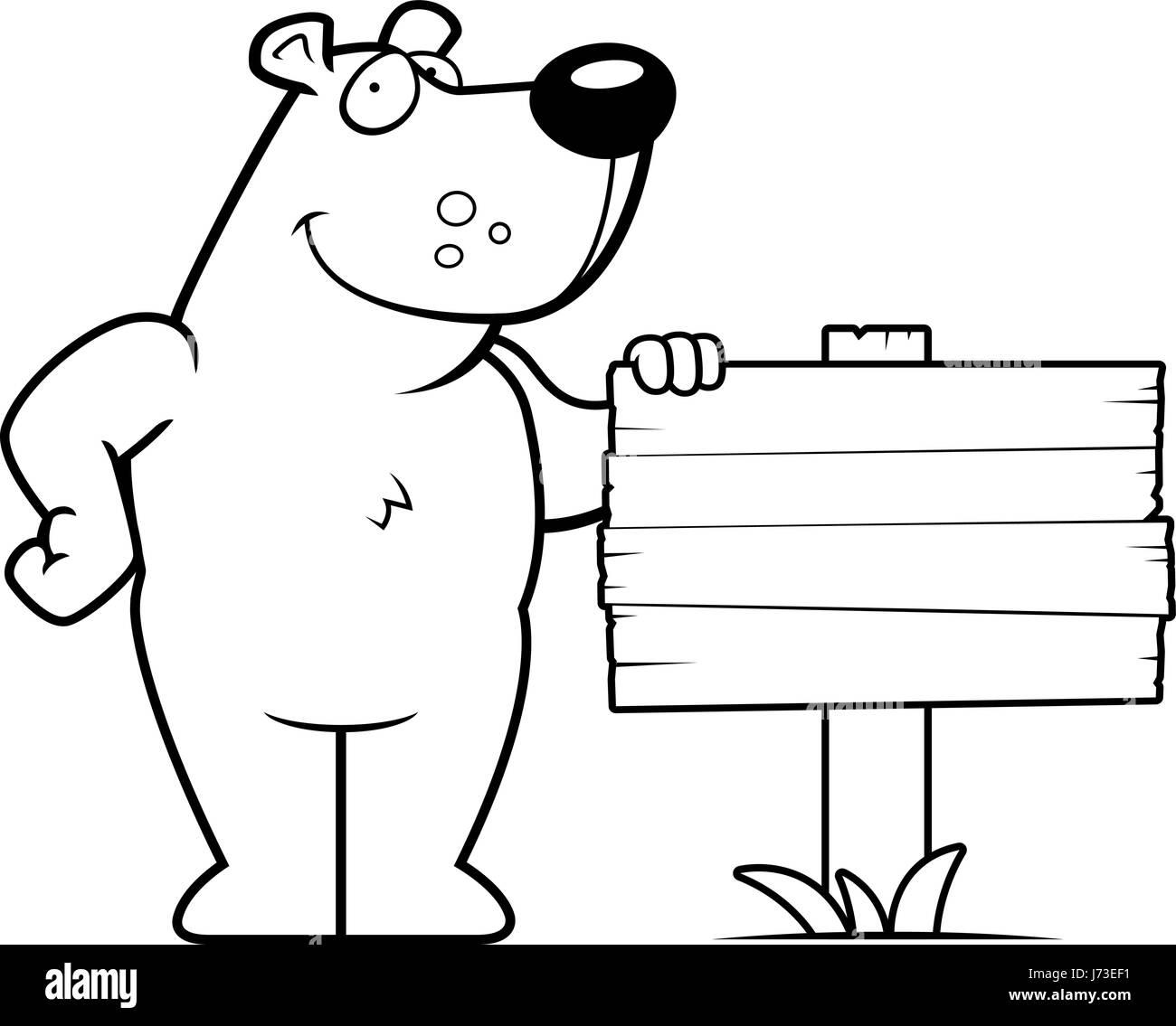 Wood bear sign hi-res stock photography and images - Alamy