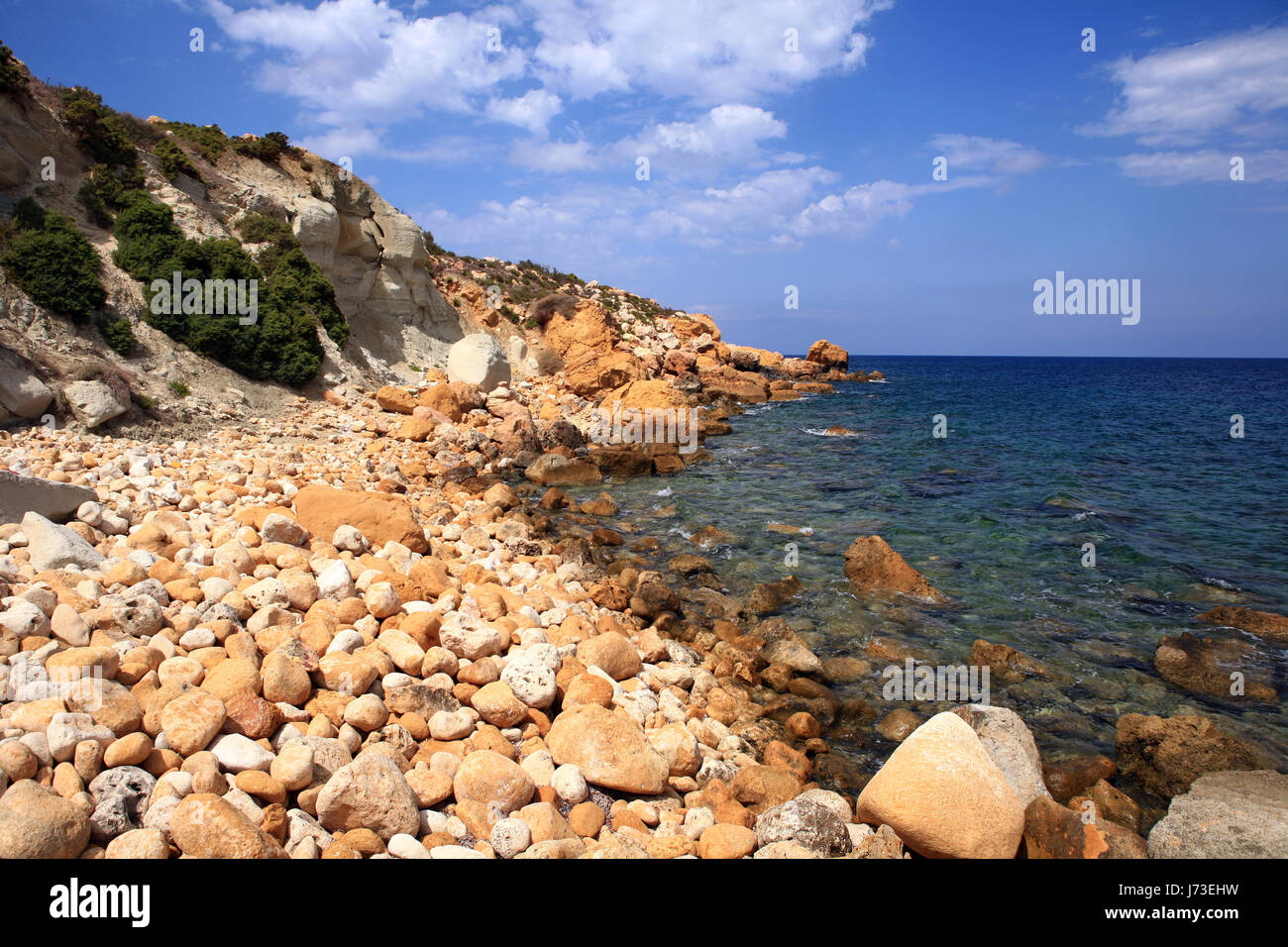 secluded rocky bay Stock Photo - Alamy