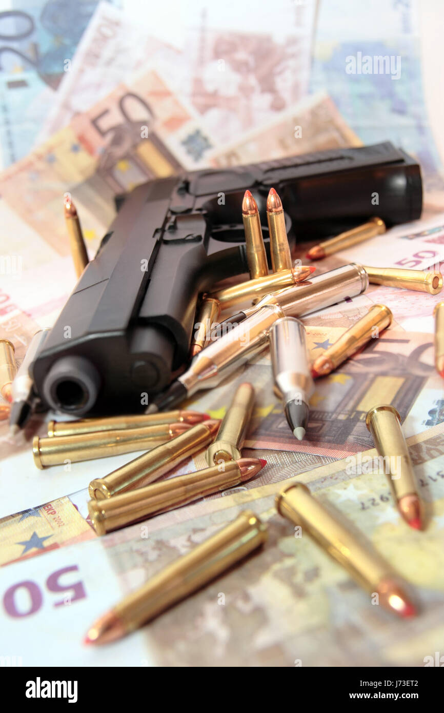 culture pistol arm weapon firearm gun money culture currency blank ...