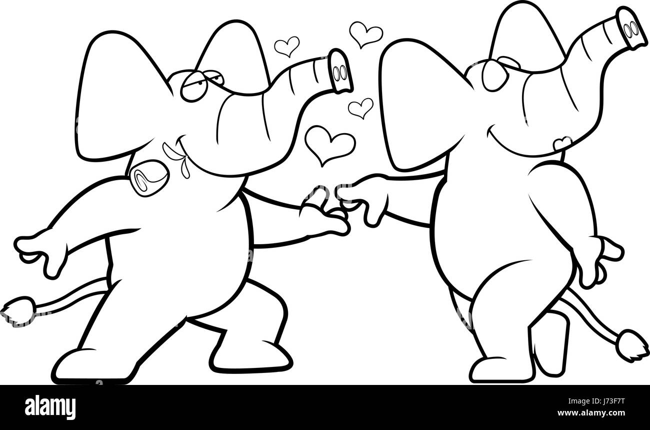 Cartoon elephants hi-res stock photography and images - Alamy