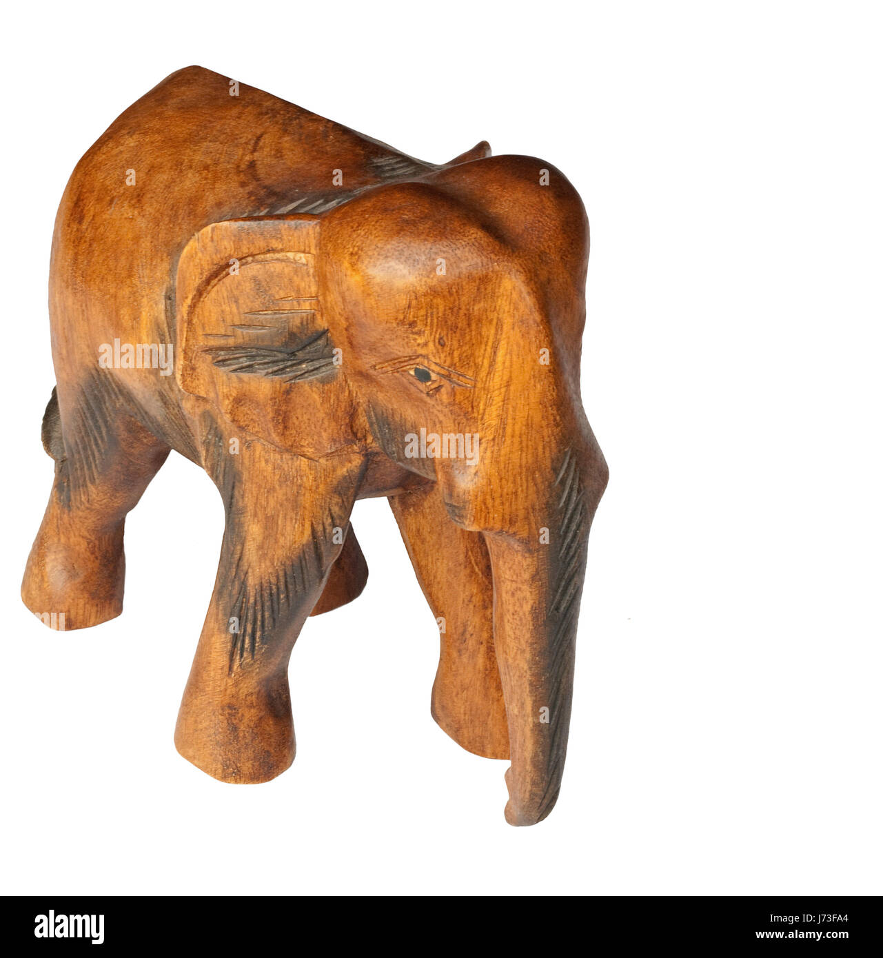 Wood carving elephant hi-res stock photography and images - Alamy