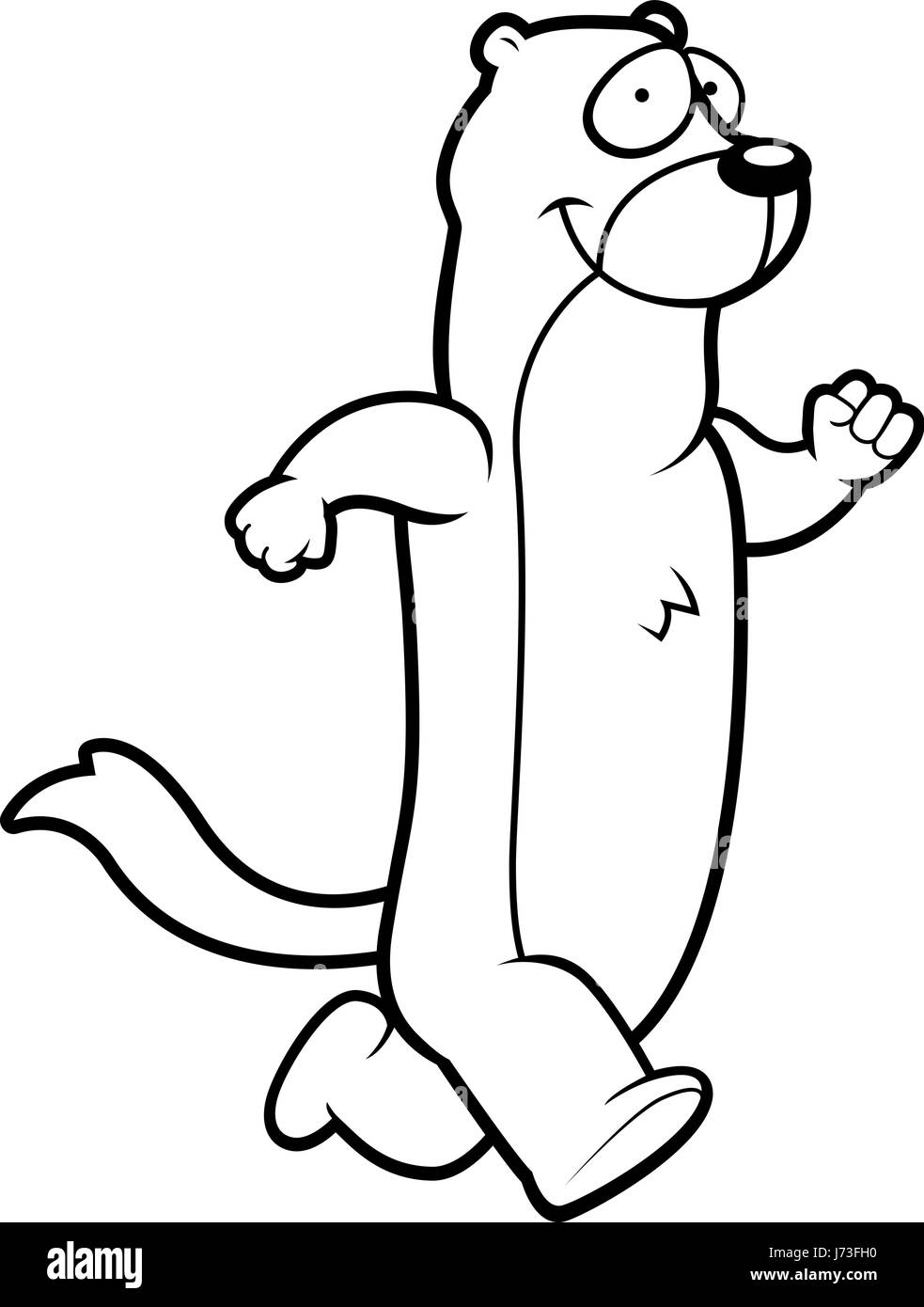 Ferret Clipart Running