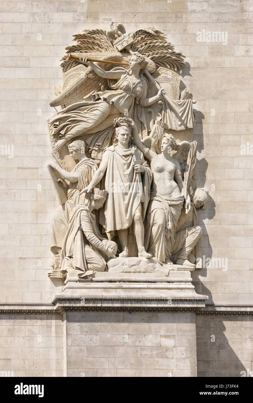 stone paris france relief napoleon stone statue paris france ...