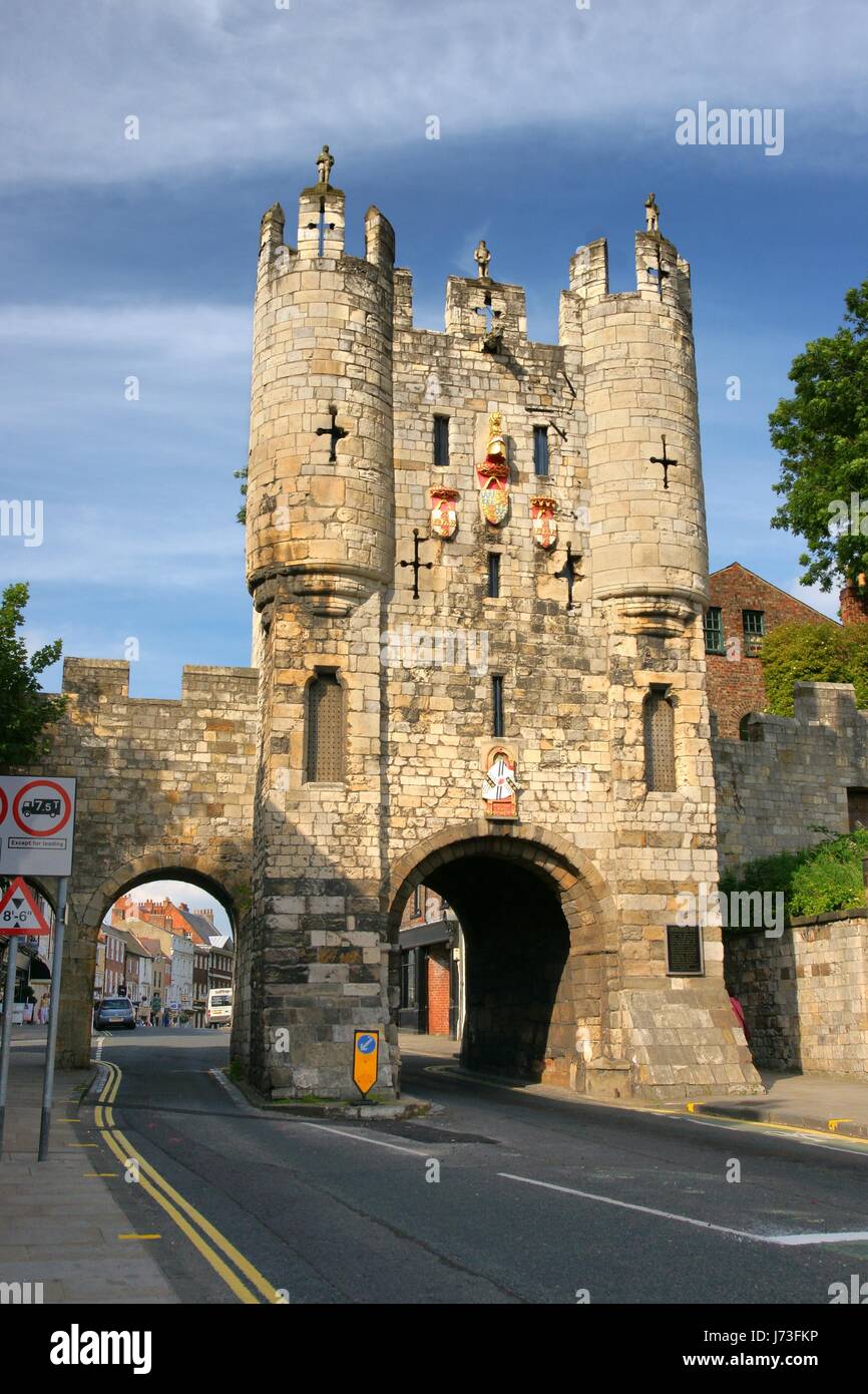 tower historical stone goal passage gate archgway gantry england city ...