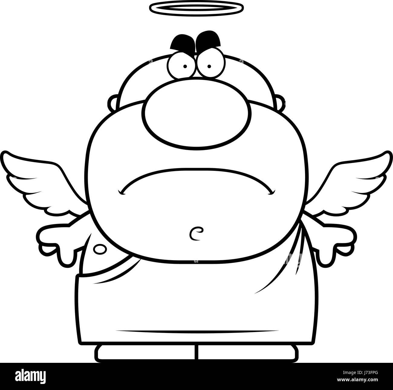 Upset angel Stock Vector Images - Alamy