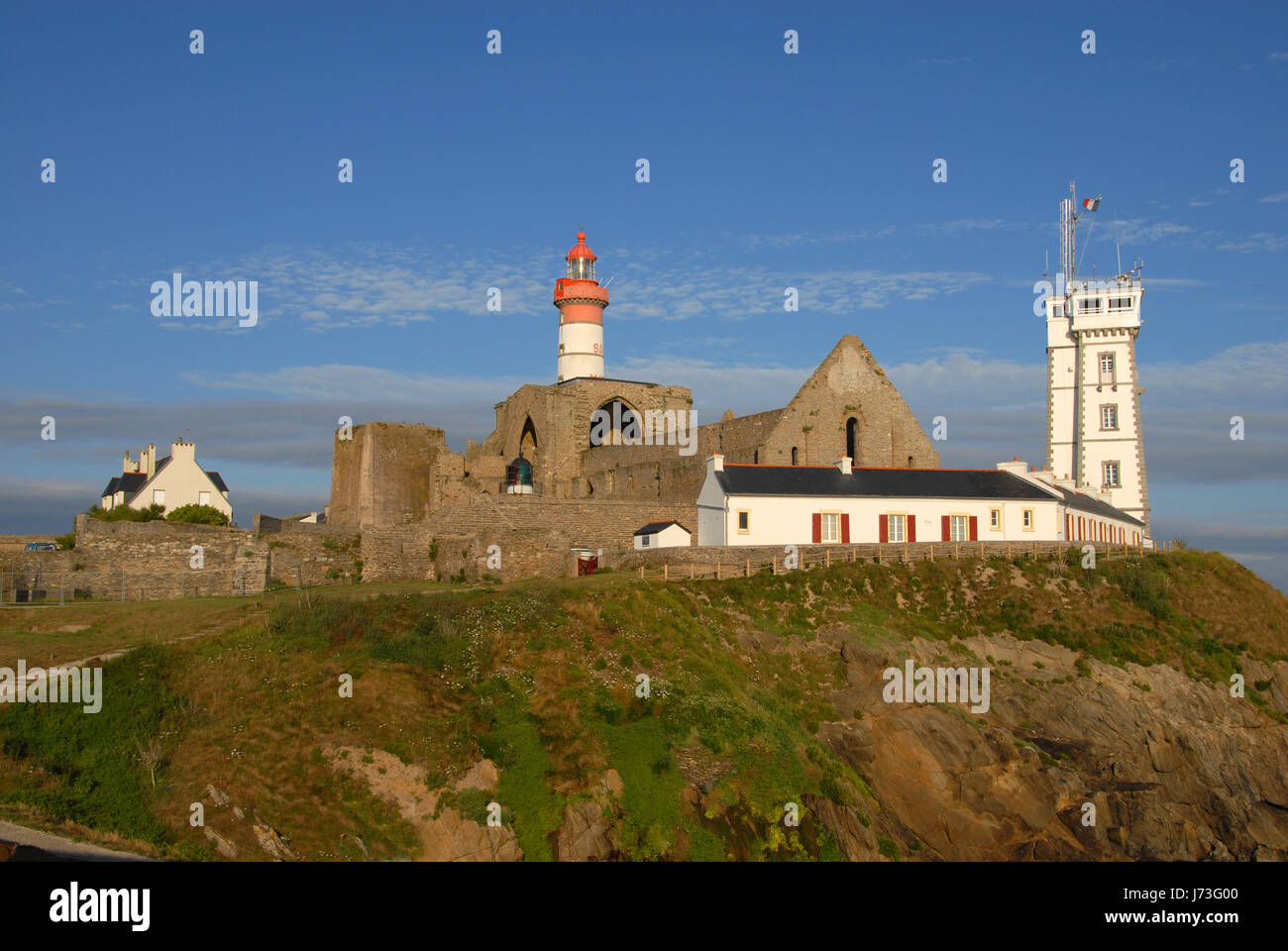 pointe de st mathieu Stock Photo - Alamy