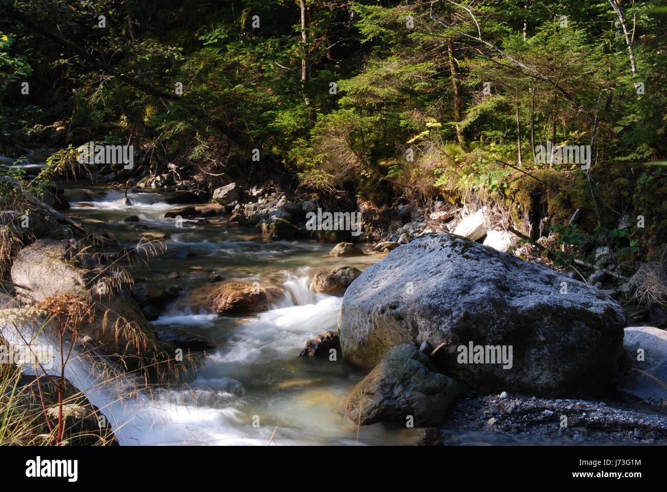 stone waves rock scenery countryside nature forest river water green ...