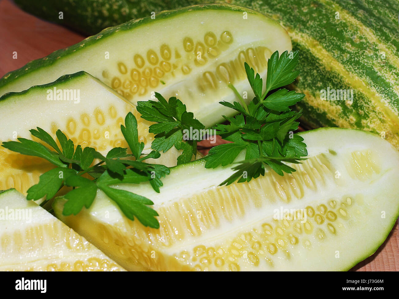 green gherkins green vegetable gherkins bake parsley kernels sliced ...