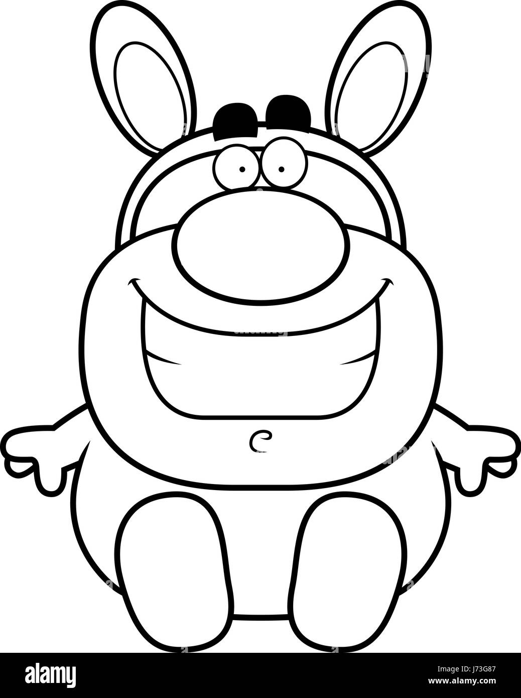 Little bunny easter Black and White Stock Photos & Images - Alamy