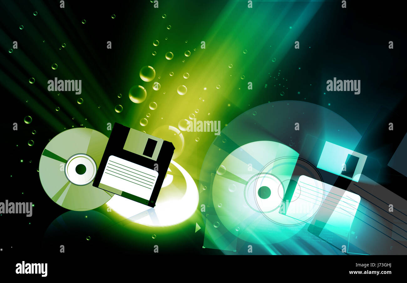 music technology compact computers computer blue illustration disc data ...