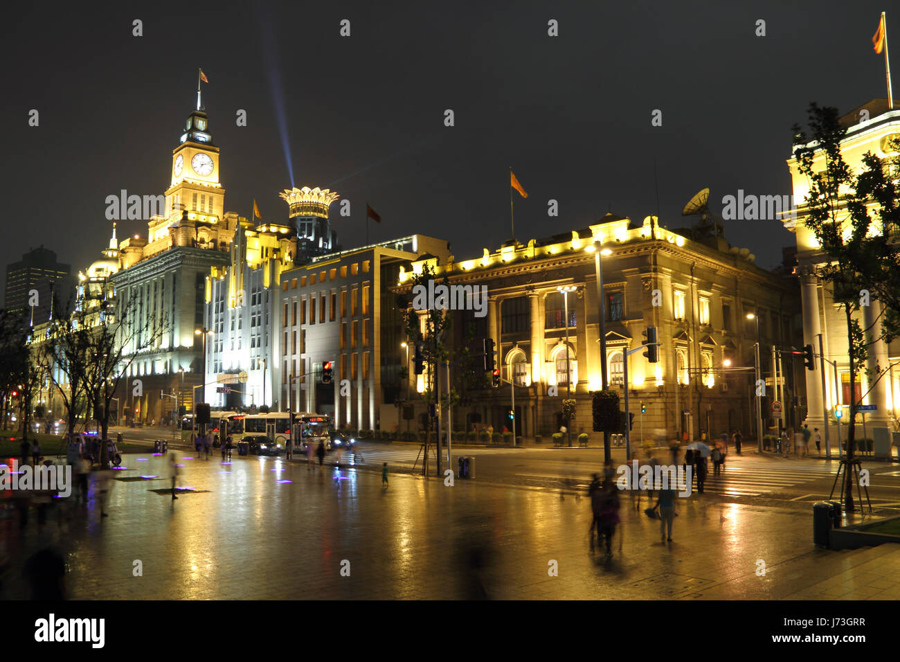 city town night nighttime china style of construction architecture ...