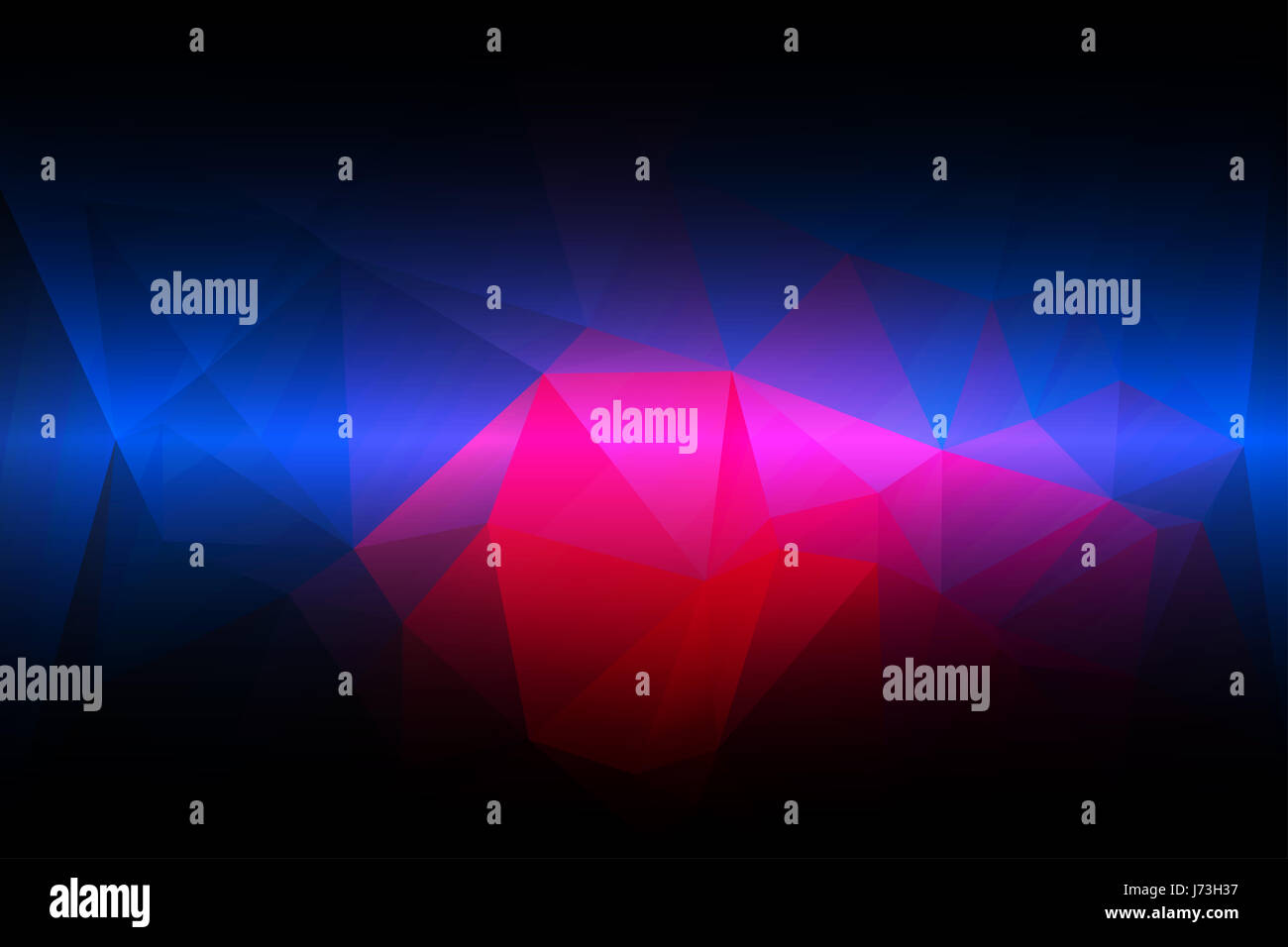 Deep blue and red abstract low poly geometric background Stock Photo ...