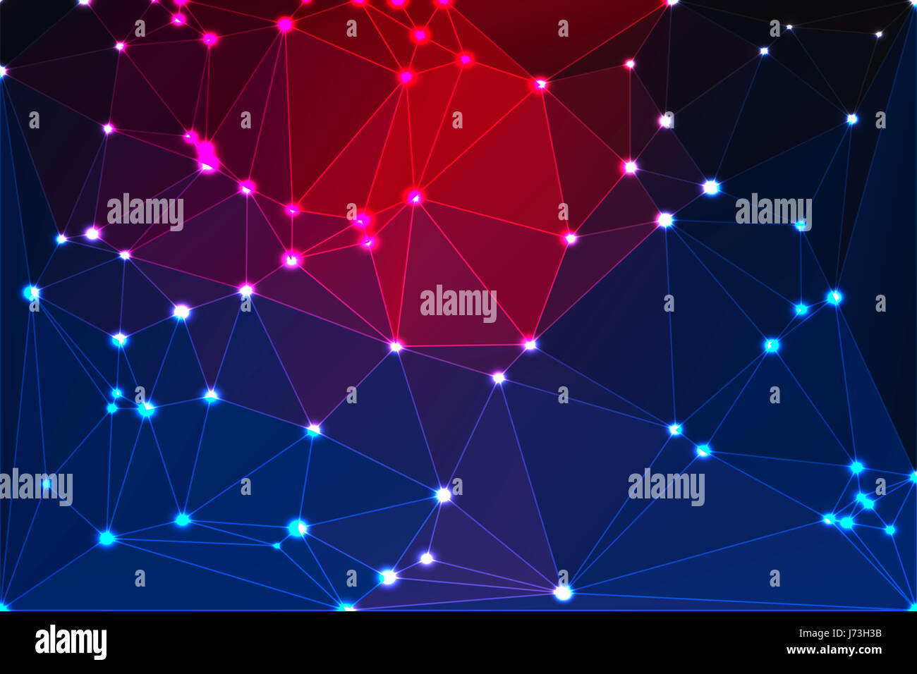 Abstract red triangle background hi-res stock photography and images - Alamy