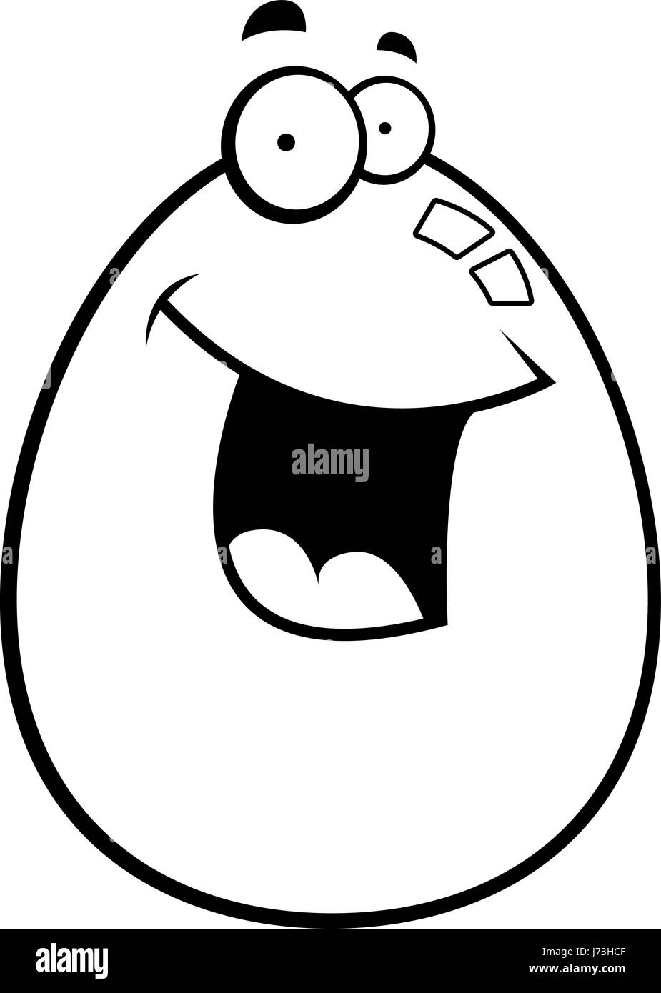 Shell egg vector vectors Black and White Stock Photos & Images - Alamy