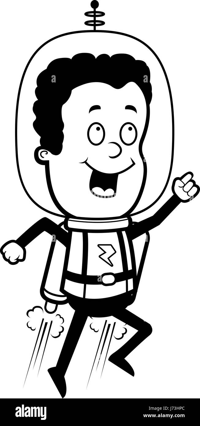 Jet pack cartoon High Resolution Stock Photography and Images - Alamy