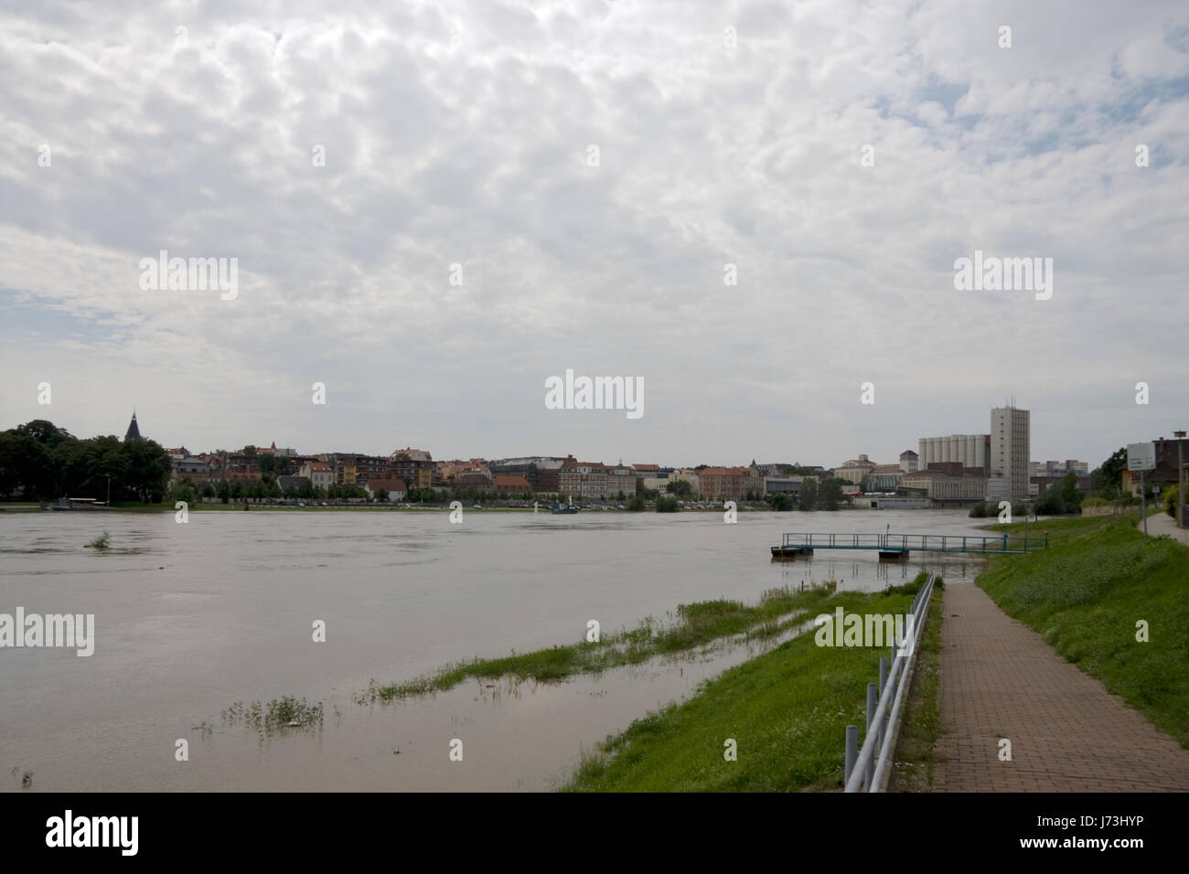 flood bank of a river river-bank water level river water flow ceramic ...