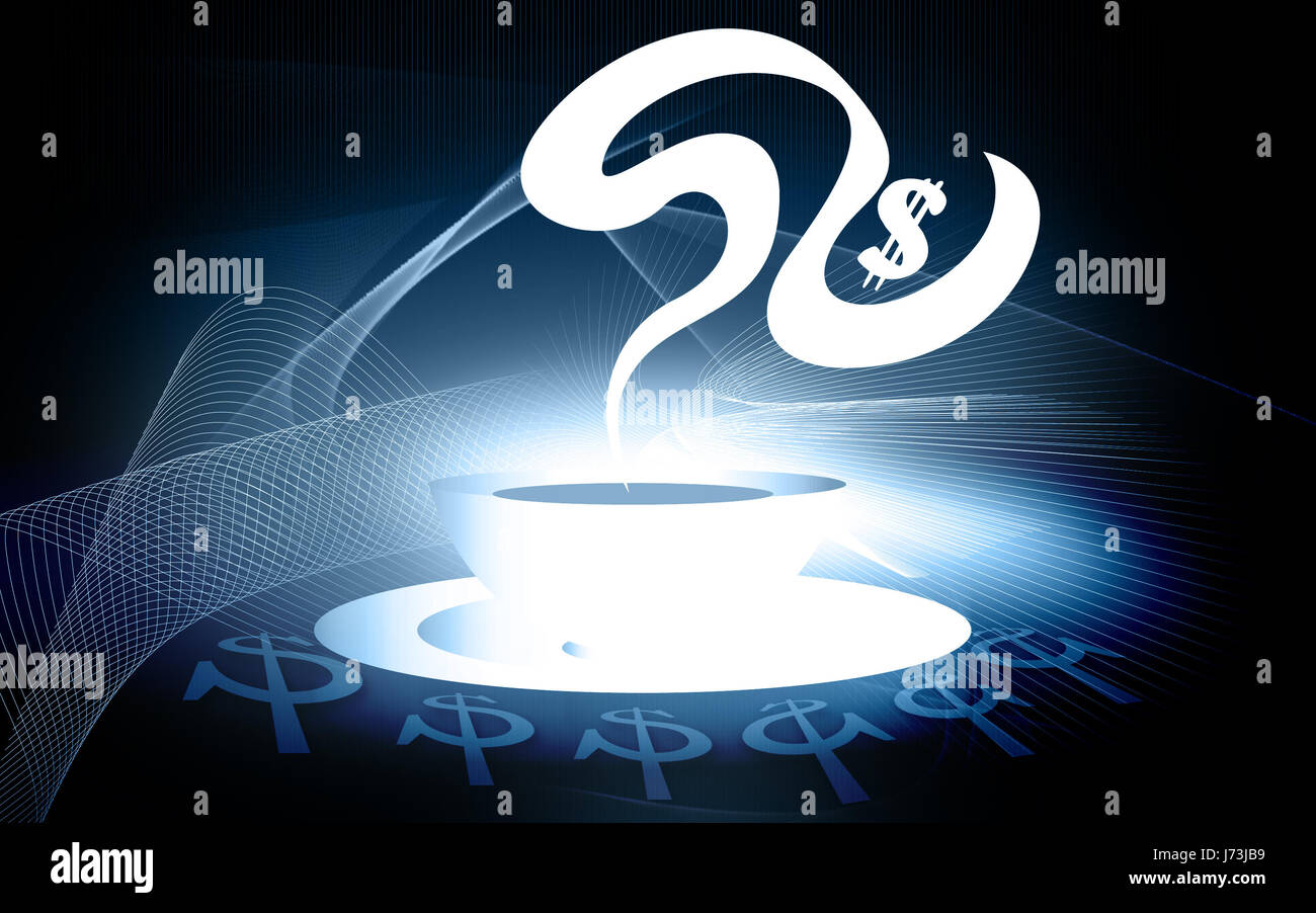 cup dollar dollars saucer coffee pictogram symbol pictograph trade ...