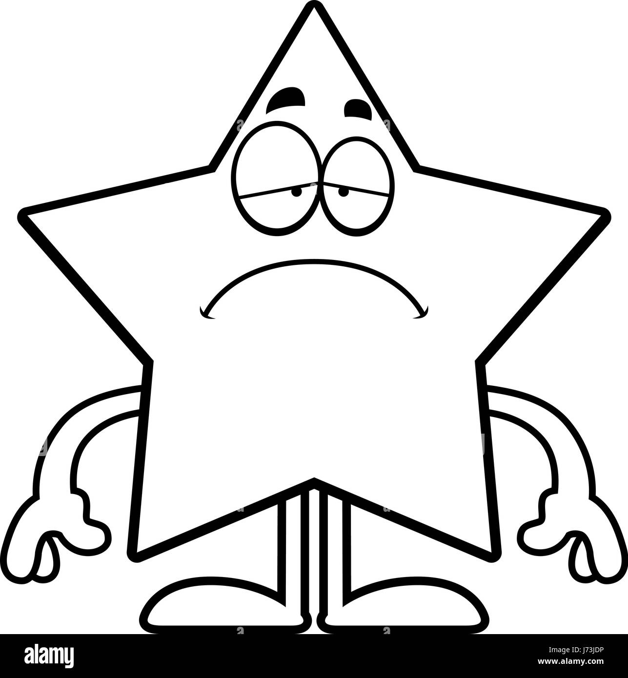 Sad star clipart hi-res stock photography and images - Alamy