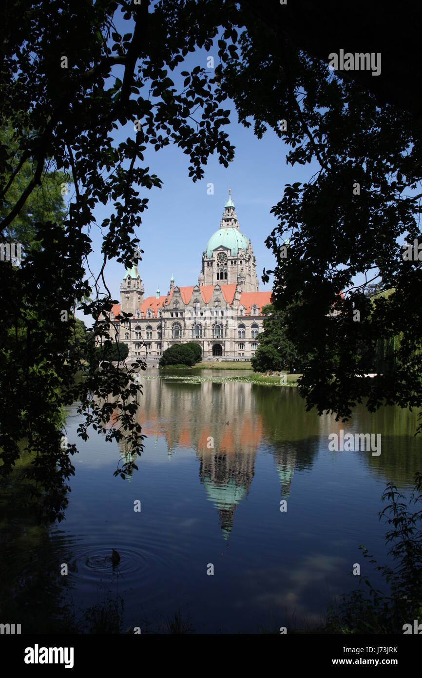 historical sightseeing town hall hanover provincial capital style of ...