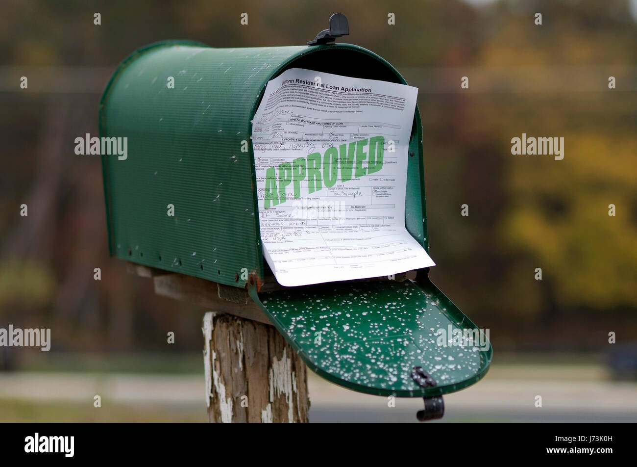 house building application credit mortgage loan approved stamp bank ...