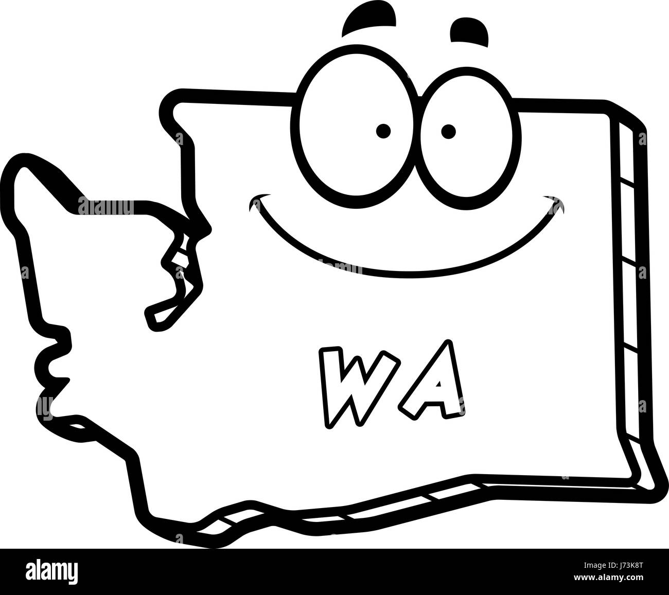 Washington face Stock Vector Images - Alamy